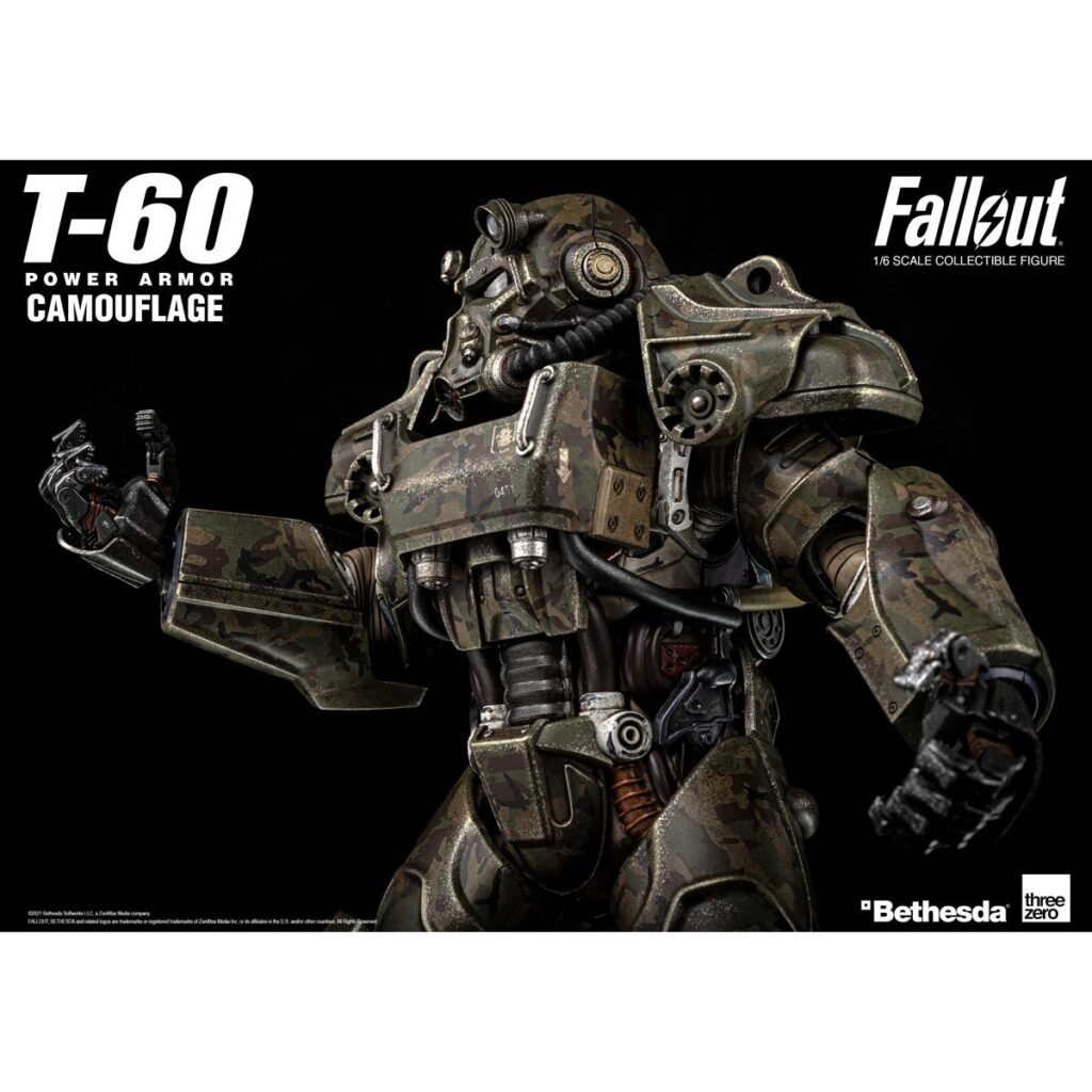 TH3Z0178 – Fallout T-60 Camouflage Power Armor 1:6 Scale Action Figure ...
