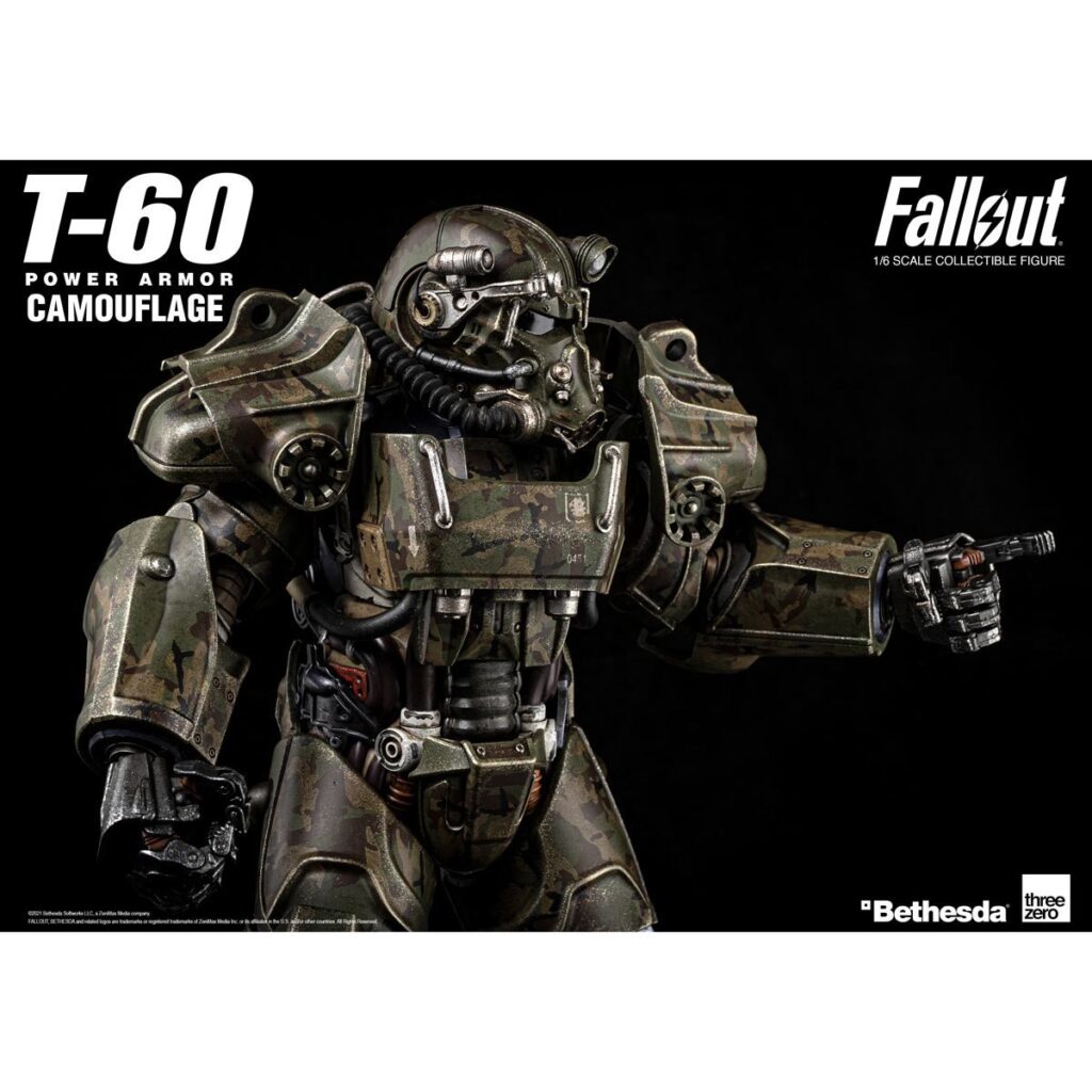 TH3Z0178 – Fallout T-60 Camouflage Power Armor 1:6 Scale Action Figure – Hightain Hobbies