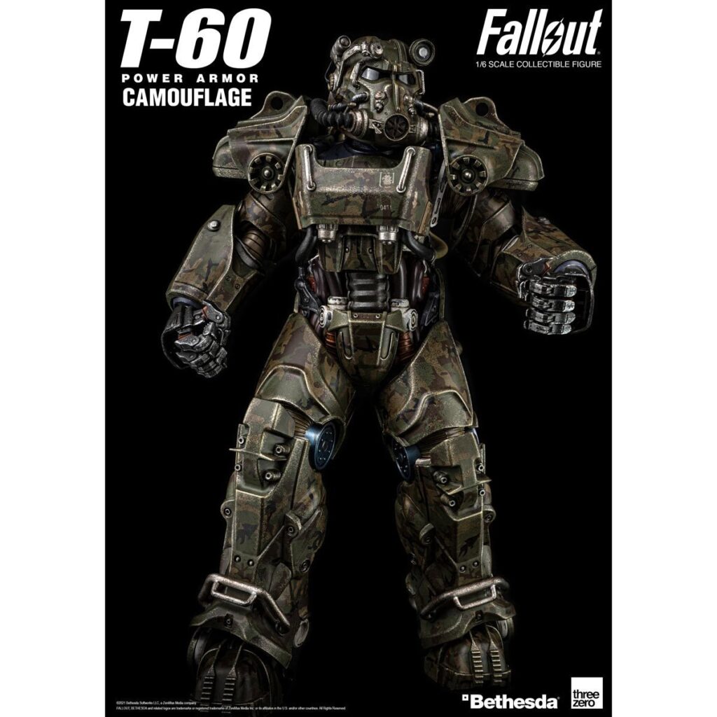 TH3Z0178 – Fallout T-60 Camouflage Power Armor 1:6 Scale Action Figure – Hightain Hobbies