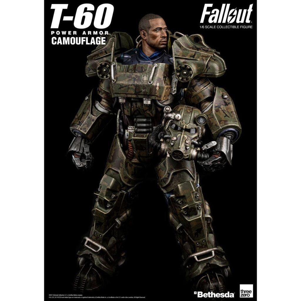TH3Z0178 – Fallout T-60 Camouflage Power Armor 1:6 Scale Action Figure ...