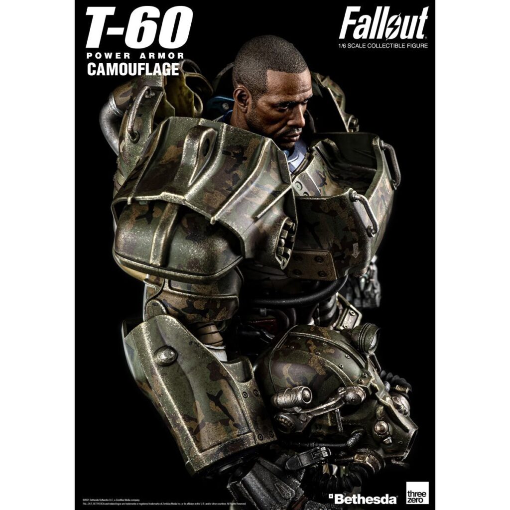 TH3Z0178 – Fallout T-60 Camouflage Power Armor 1:6 Scale Action Figure ...