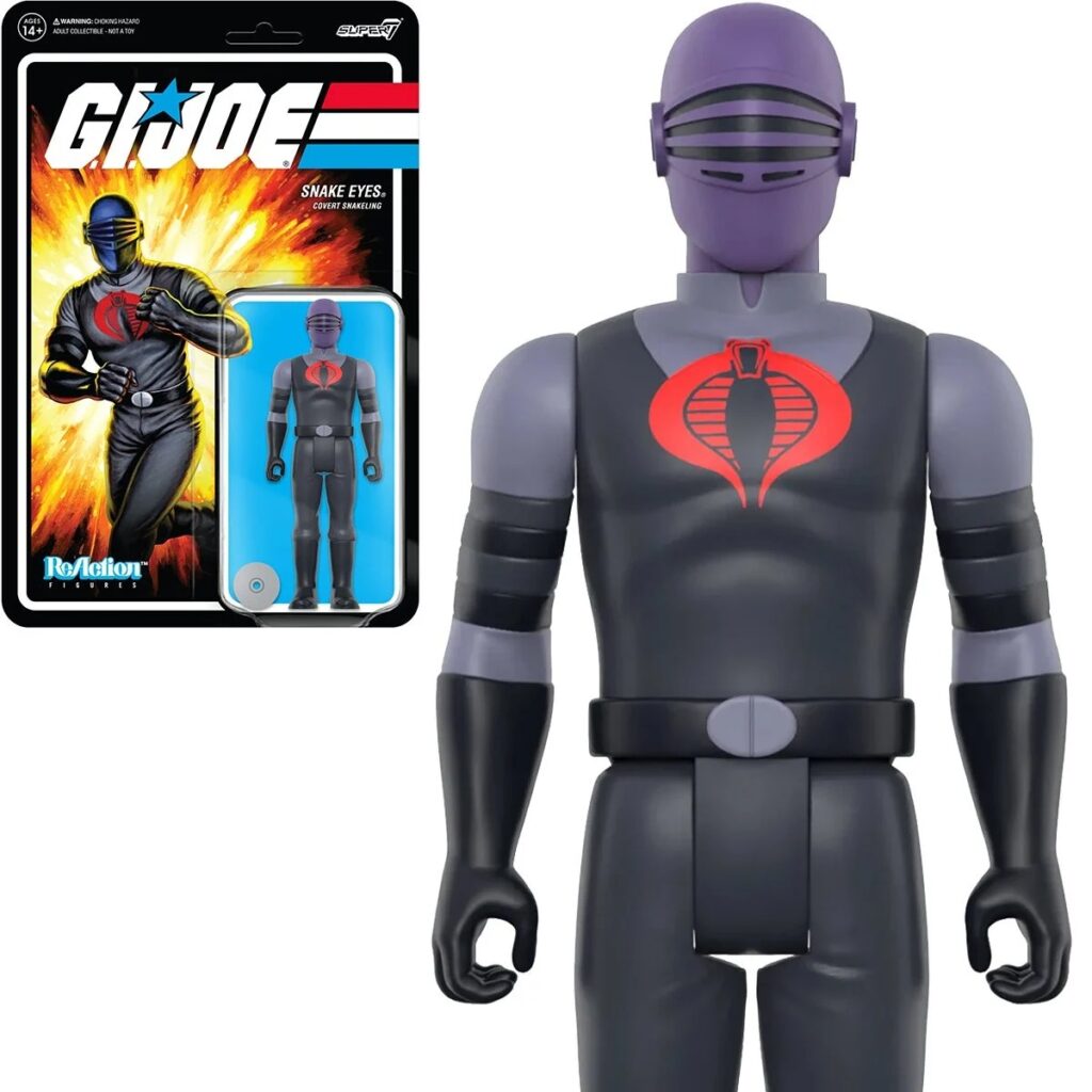 SUP82034-G.I. Joe Snake Eyes Version 4 3 3/4-Inch ReAction Figure ...